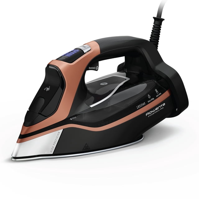 Rowenta Steam Force Pro Iron for Clothes, Stainless Steel Soleplate ...