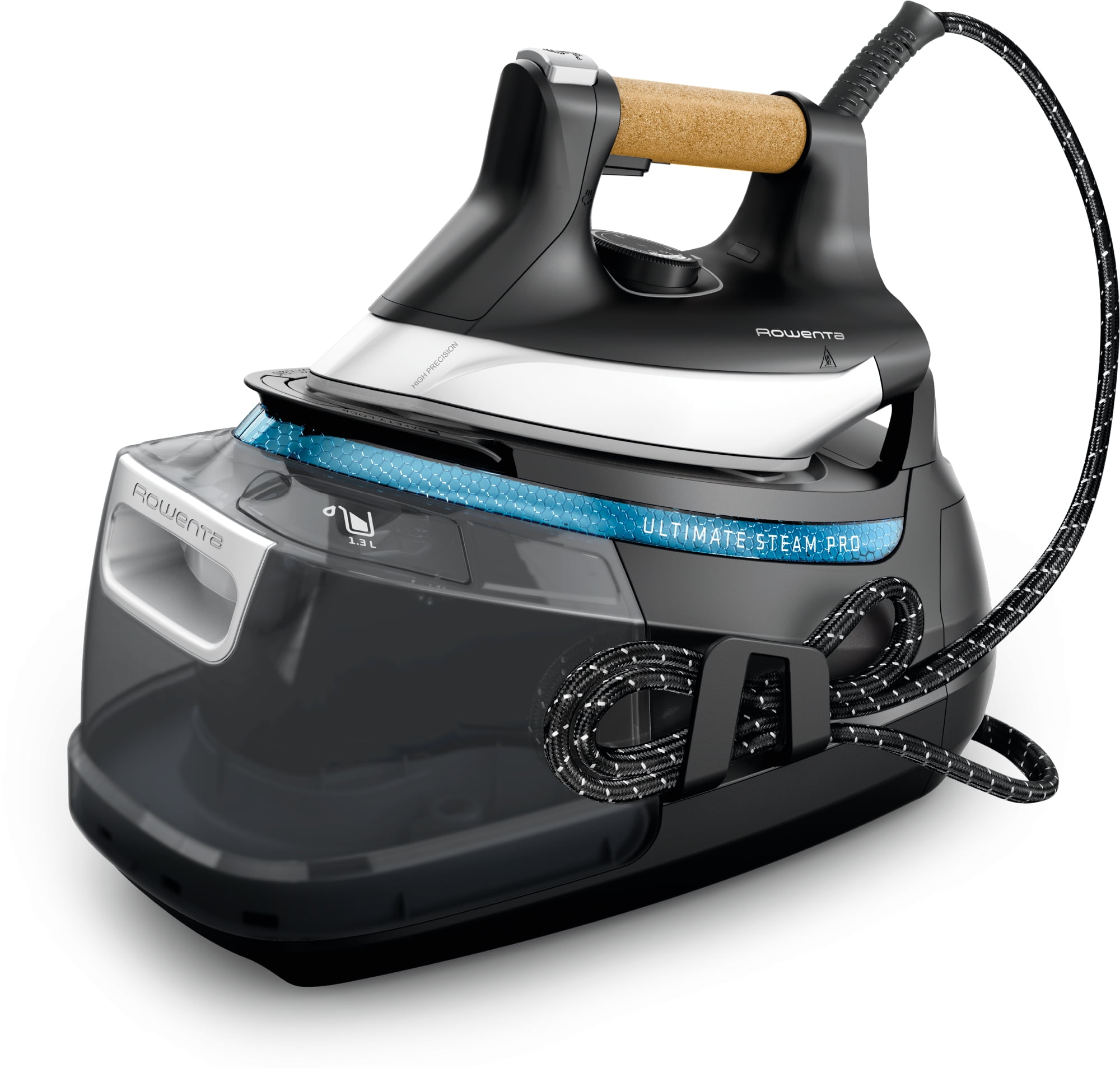Rowenta Ultimate Steam Pro Iron High-Pressure Steam Generator, DG8668U1 ...