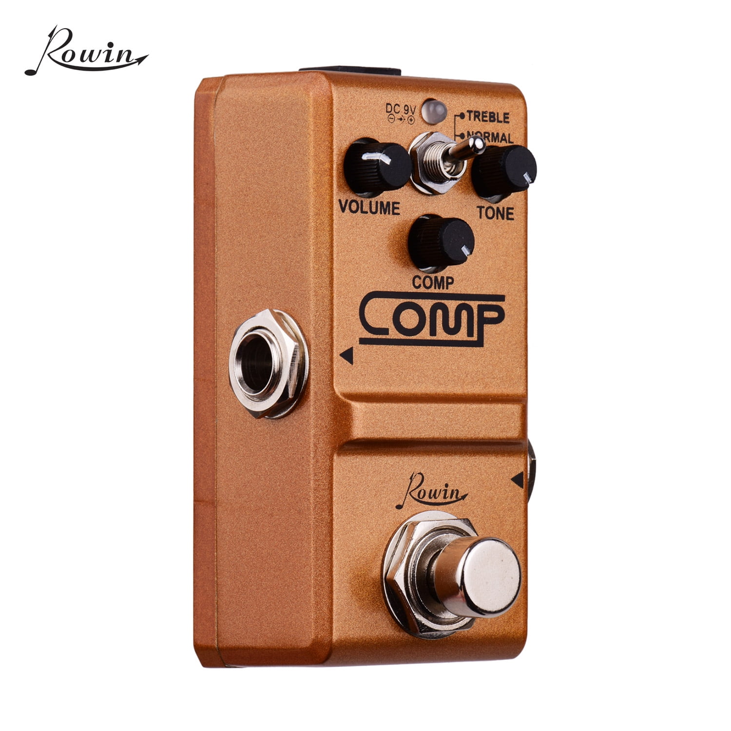 Rowin Guitar Compressor Pedal True Bypass Effect Accessory - Walmart.com