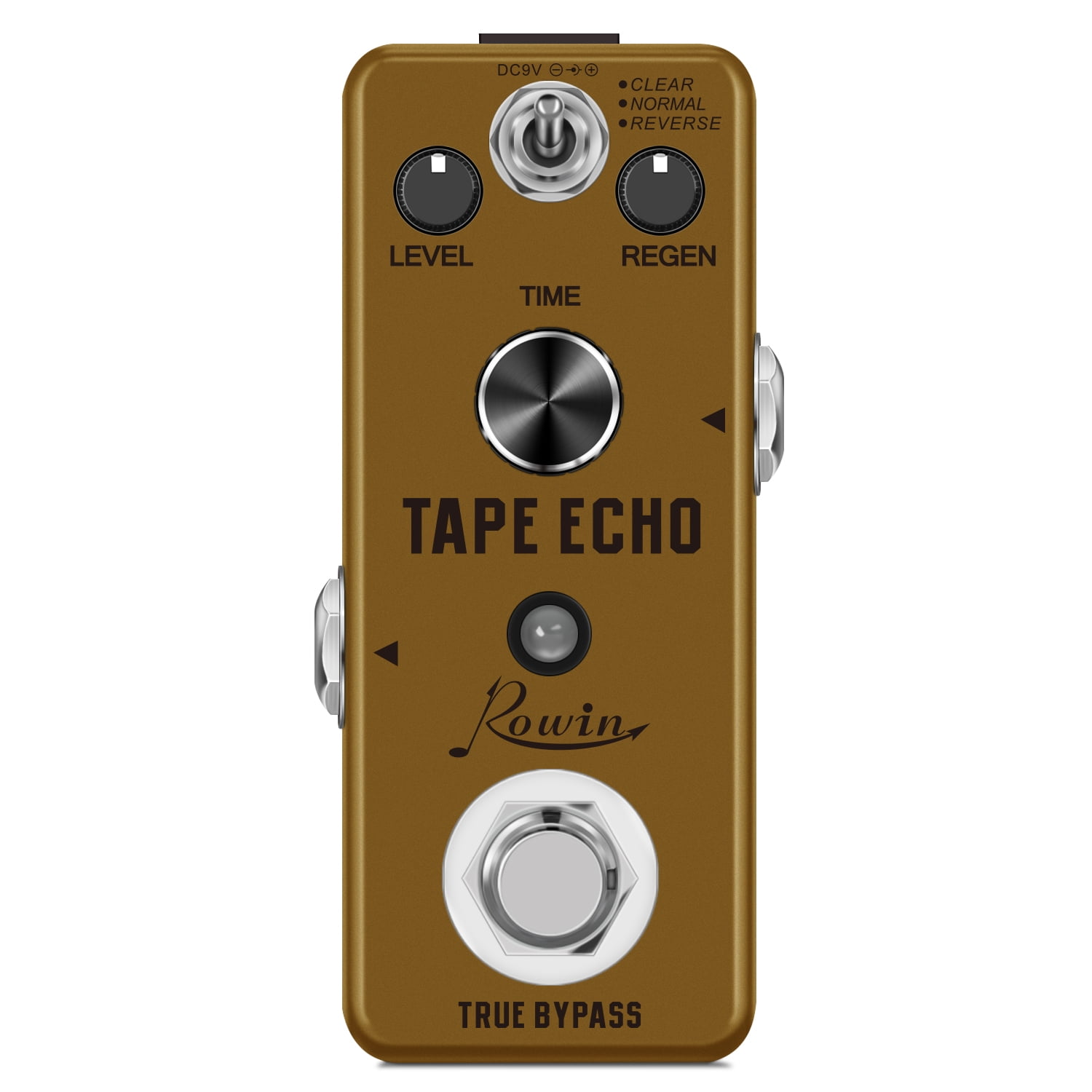 Rowin Tape Echo Delay Digital Guitar Effect Pedal with Storage of Timbre Sound Pedal True Bypass ...