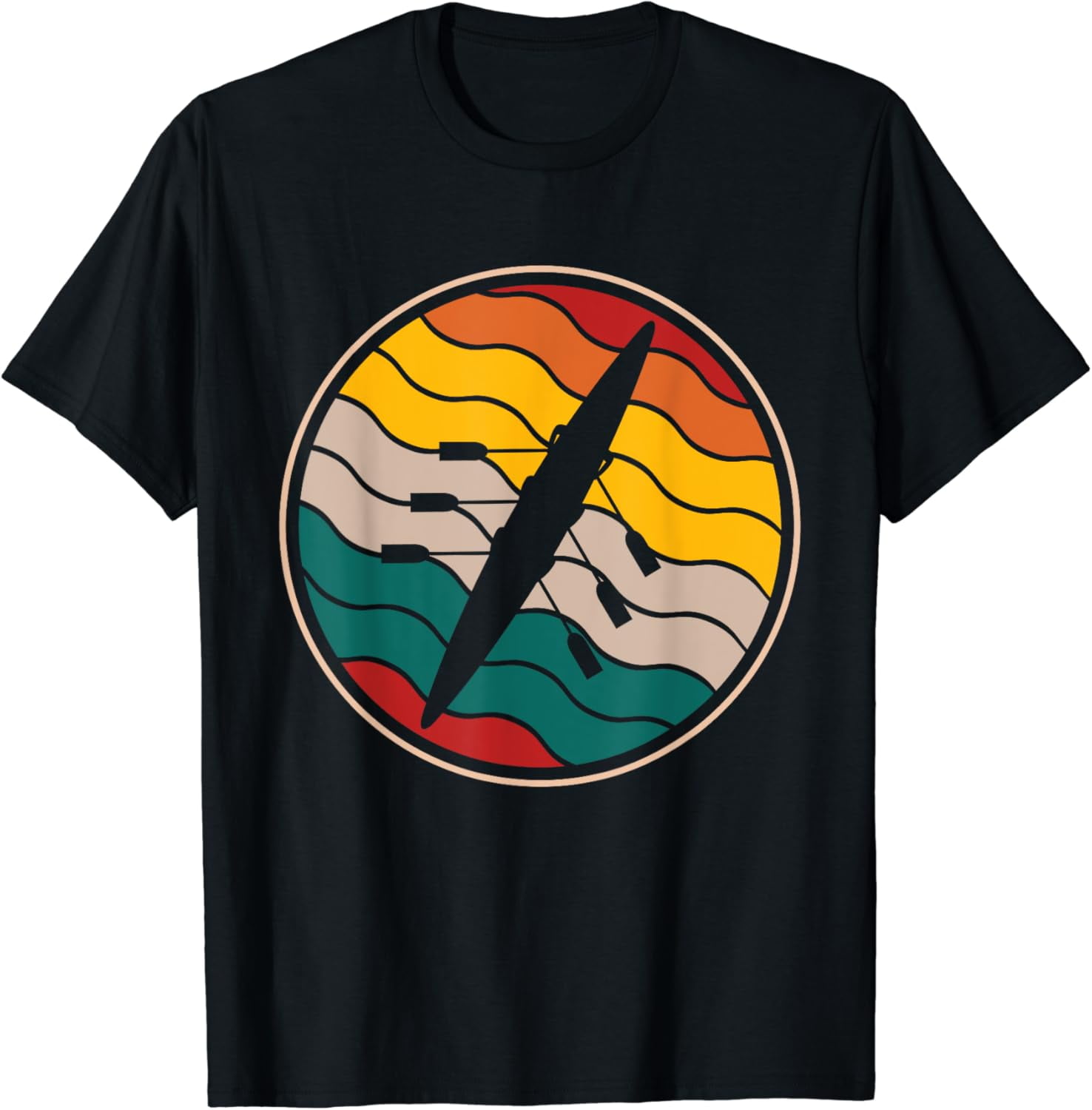 Rowing Crew Vintage Retro Design For Rowing Watersports T-Shirt ...