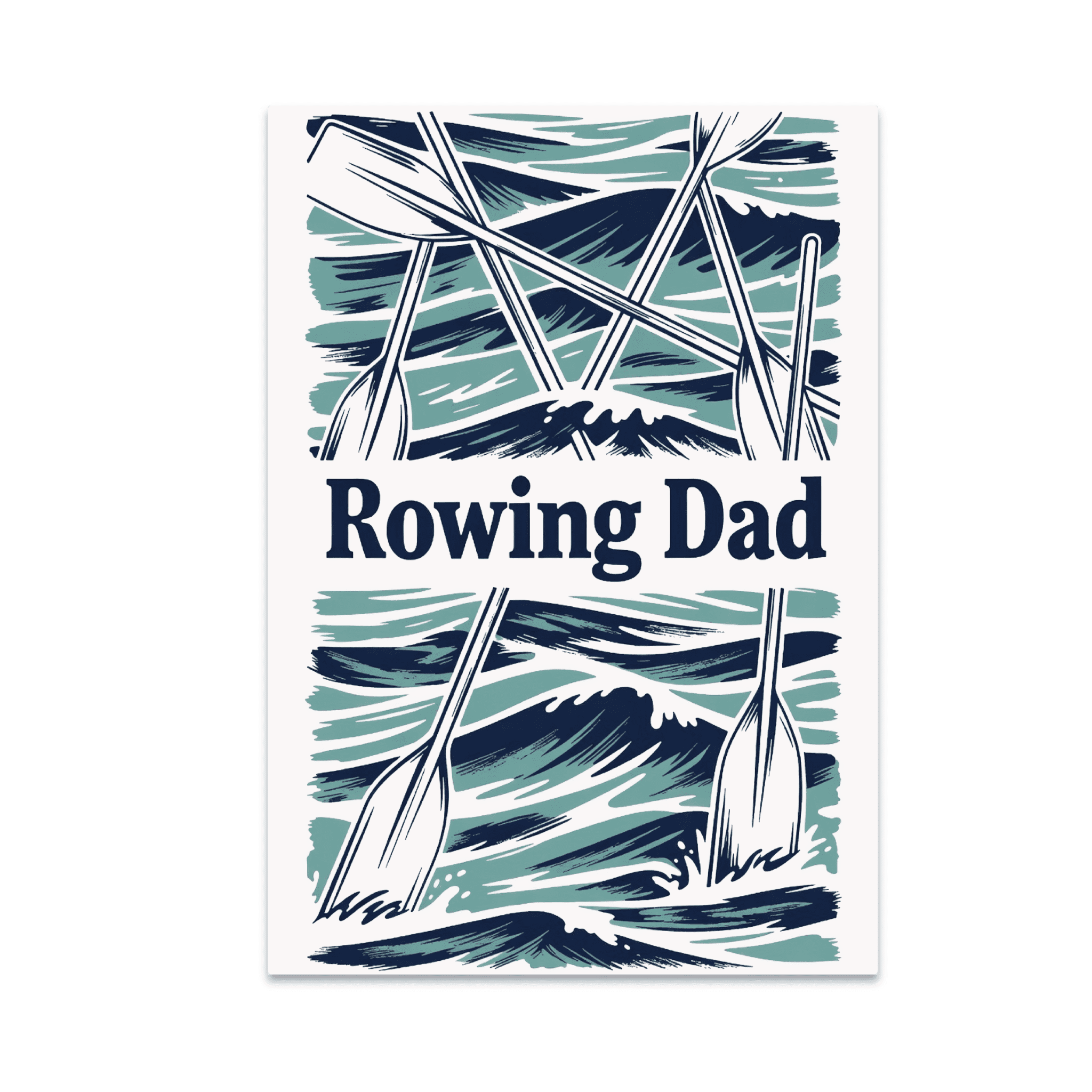 Rowing Dad Wall Decor - Sports Enthusiast - 13x19 Poster Print ...