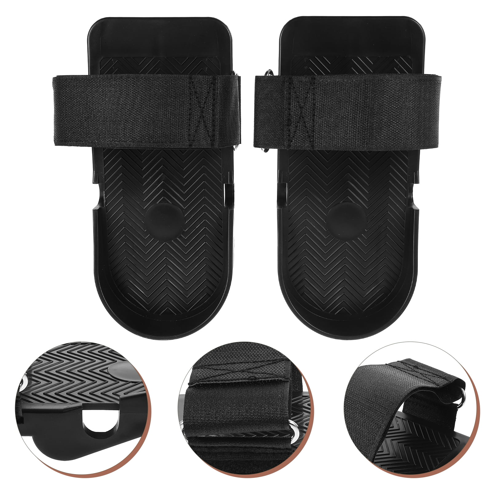 Rowing Machine Flat Pedals,1 Pair Exercise Rowing Machine Pedals Parts ...