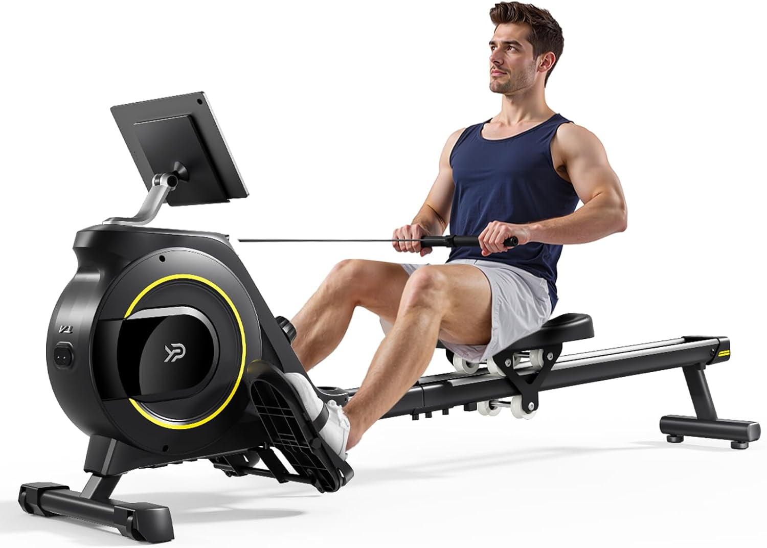 Rowing Machine for Home, 350 LB Capacity, 16-Level Silent Resistance ...
