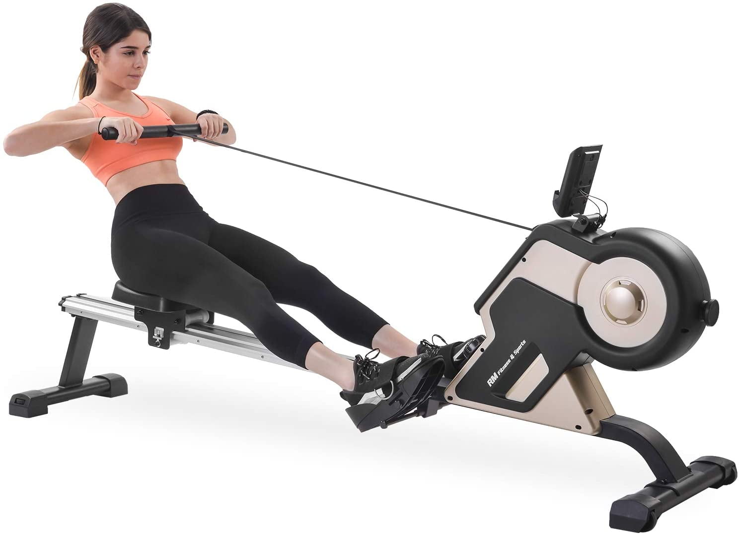 Rowing Machine Indoor Home Rower Magnetic Rowing Machine with Magnetic ...