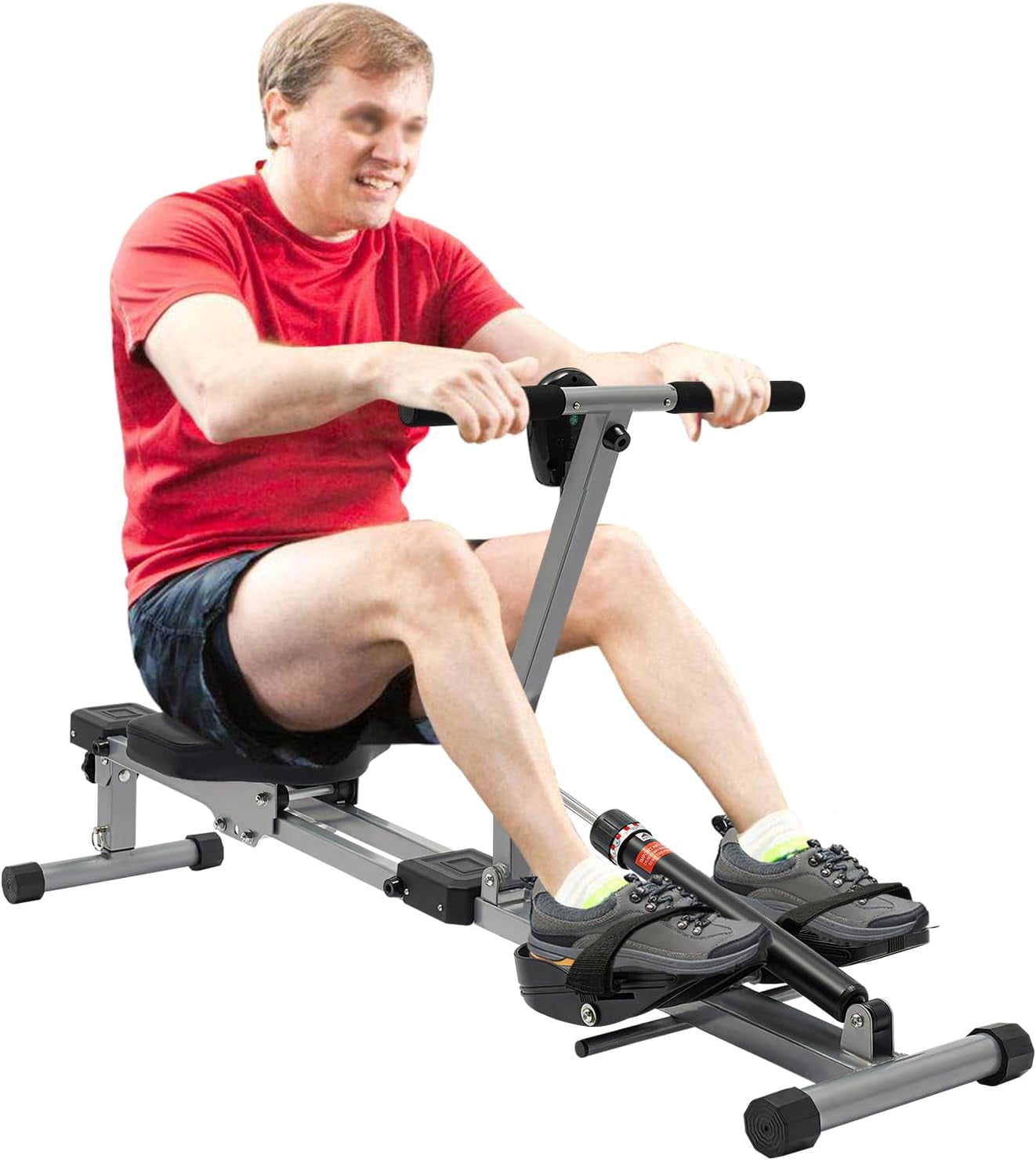 Rowing Machine for Home Use, Compact Adjustable Hydraulic Rower Machine ...