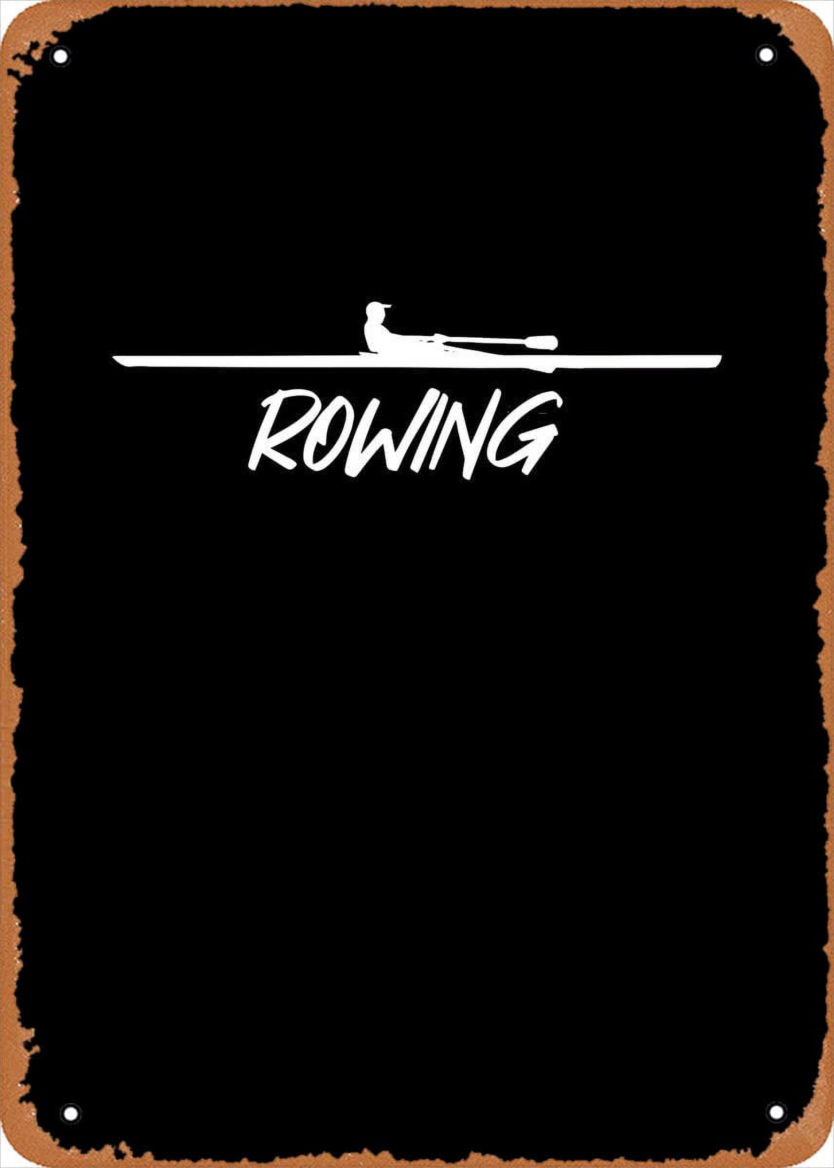 Rowing Rowing Poster Retro Vintage Aluminium Metal Sign Home Man Cave ...