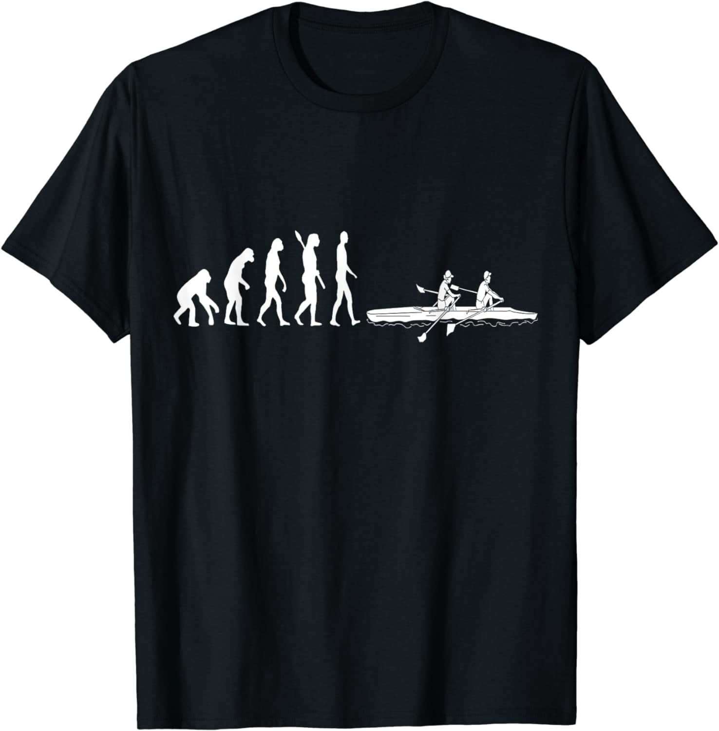 Rowing Team Evolution Rower Coxswain Row Boat Rowing T-Shirt - Walmart.com