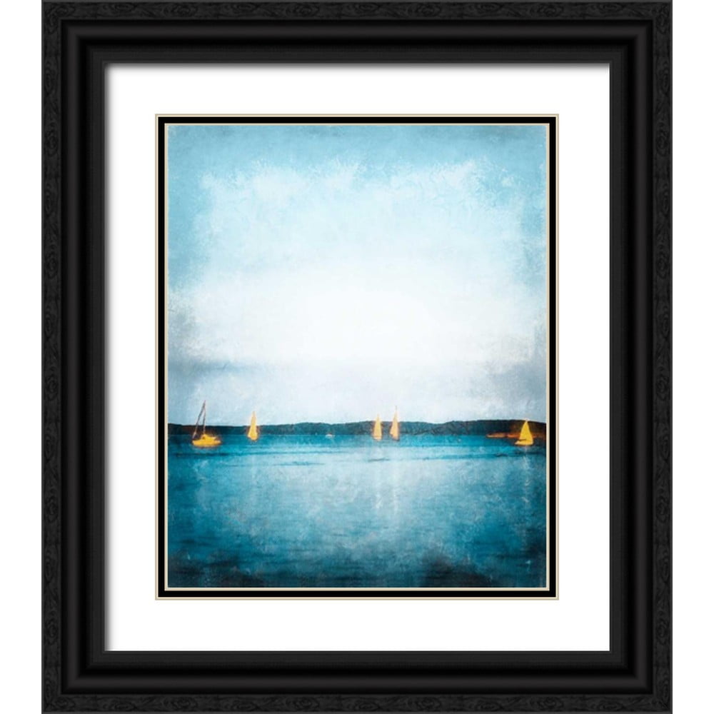 Rowland, Joseph 15x17 Black Ornate Wood Framed with Double Matting ...