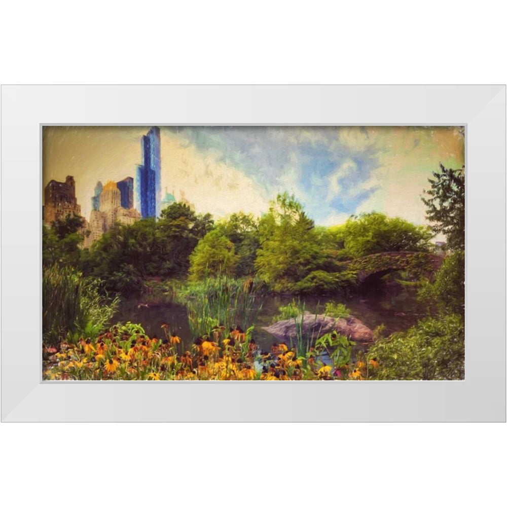 Rowland, Joseph 32x21 White Modern Wood Framed Museum Art Print Titled ...