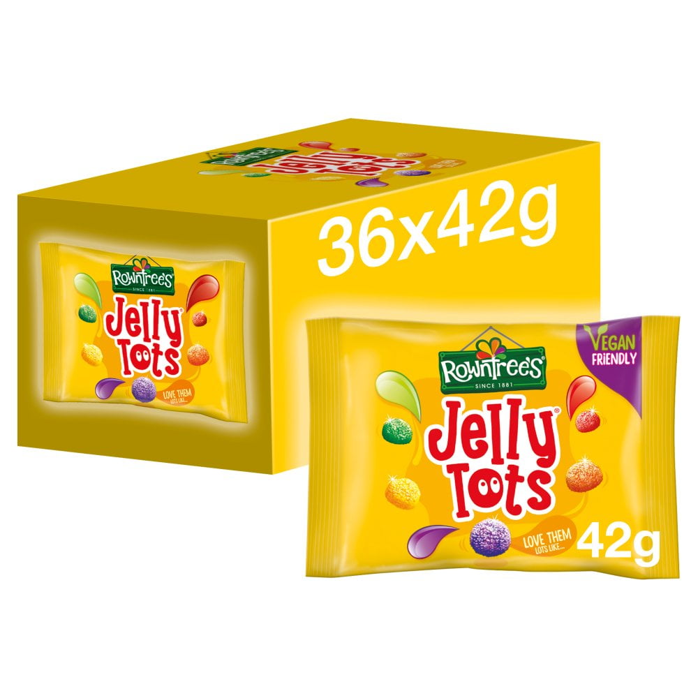Rowntree's Jelly Tots Sweets Bag 42g (pack of 36) - Walmart.com