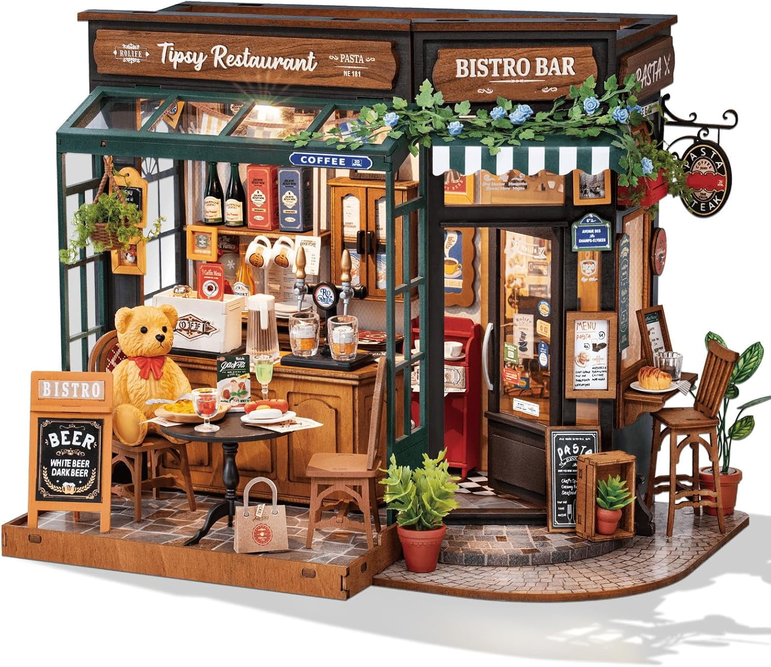 Rowood Miniature House Kits for Adults,DIY Mini House Building Kit ...