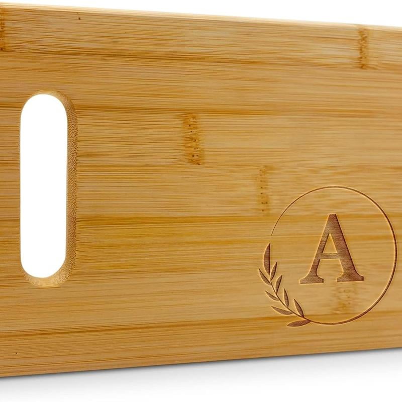 On The Rox Drinks - Monogrammed Cutting Board (A-Z) - 9"x12 ...
