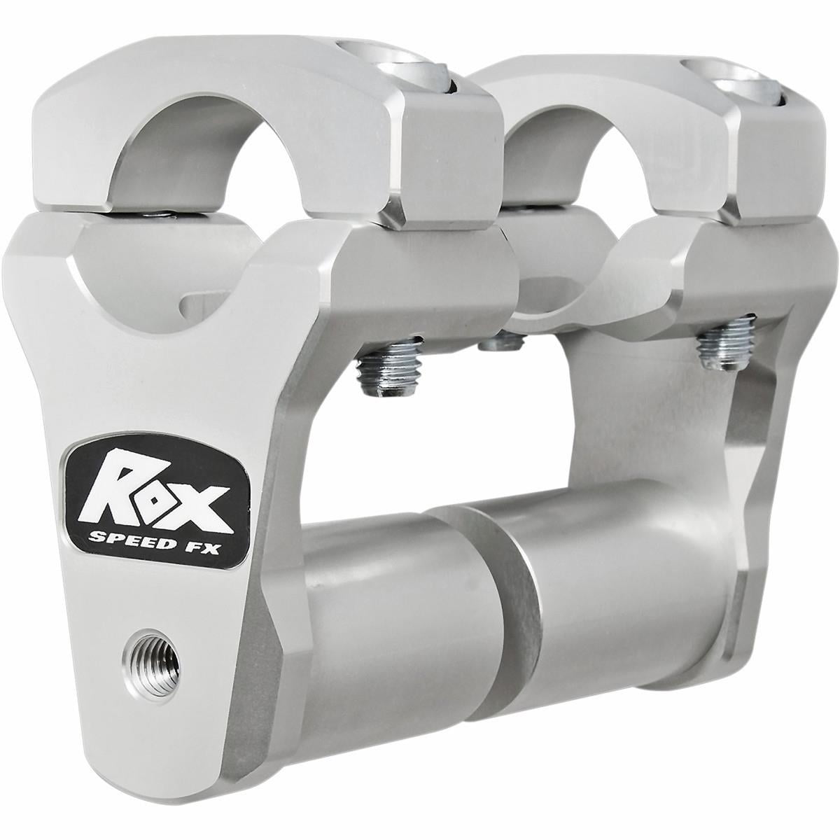 Rox Speed FX Extended Stem 2" Pivoting Bar Riser Matte Silver (1R ...