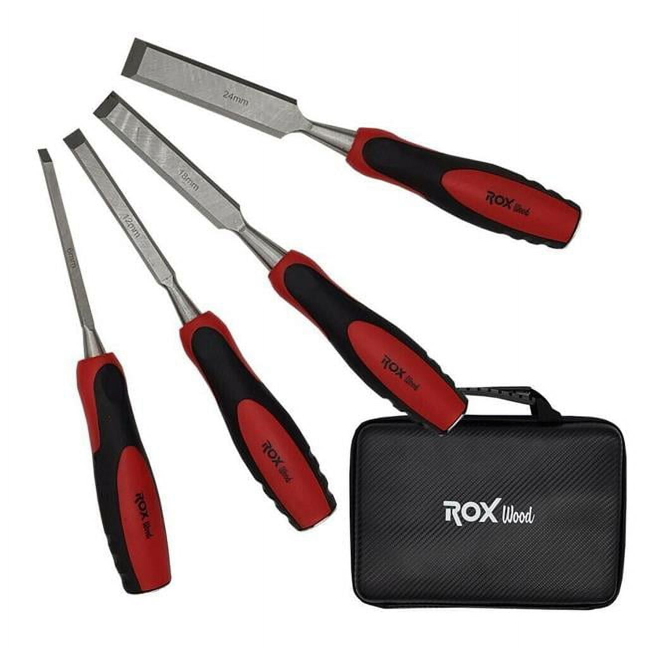 Rox Wood Wood Chisel in Special Design Eva Bag - 4 Piece - Walmart.com