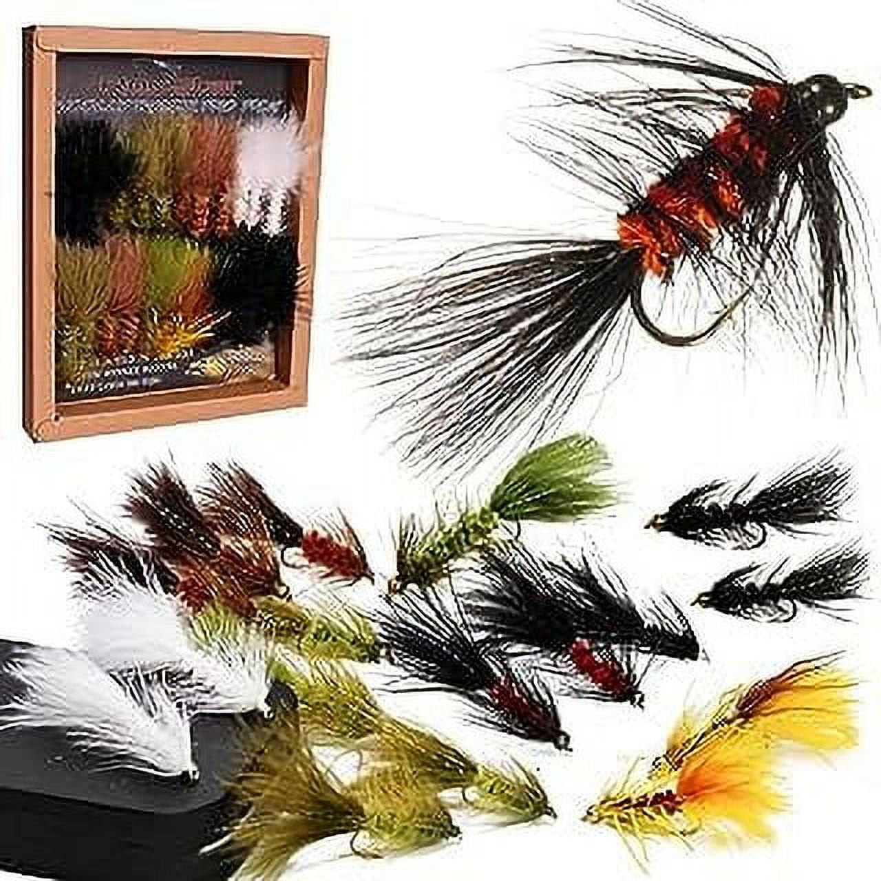 RoxStar Fishing Lure | 28pk Wooly Bugger Flies | Hand-Tied with ...