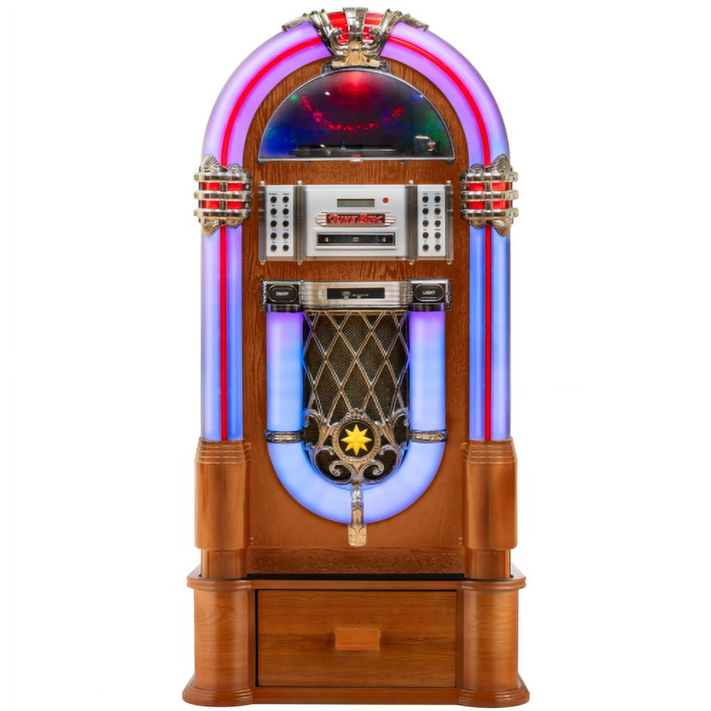 Roxby Full Size - 50" - Wooden Jukebox, Cd Player, With Bluetooth ...