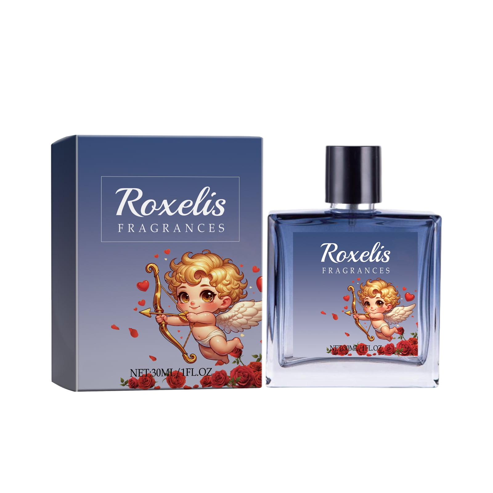 Roxelis Men's Cologne Men's Release Charm Natural Fresh behind the Ear ...