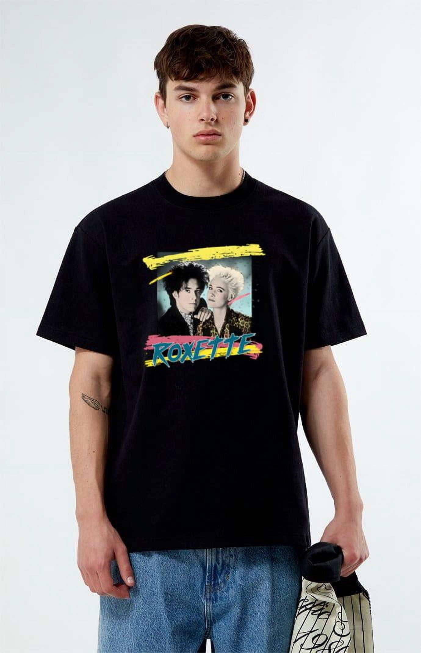 Roxette 80s Styled USA Made T-Shirt, for men & women - Walmart.com
