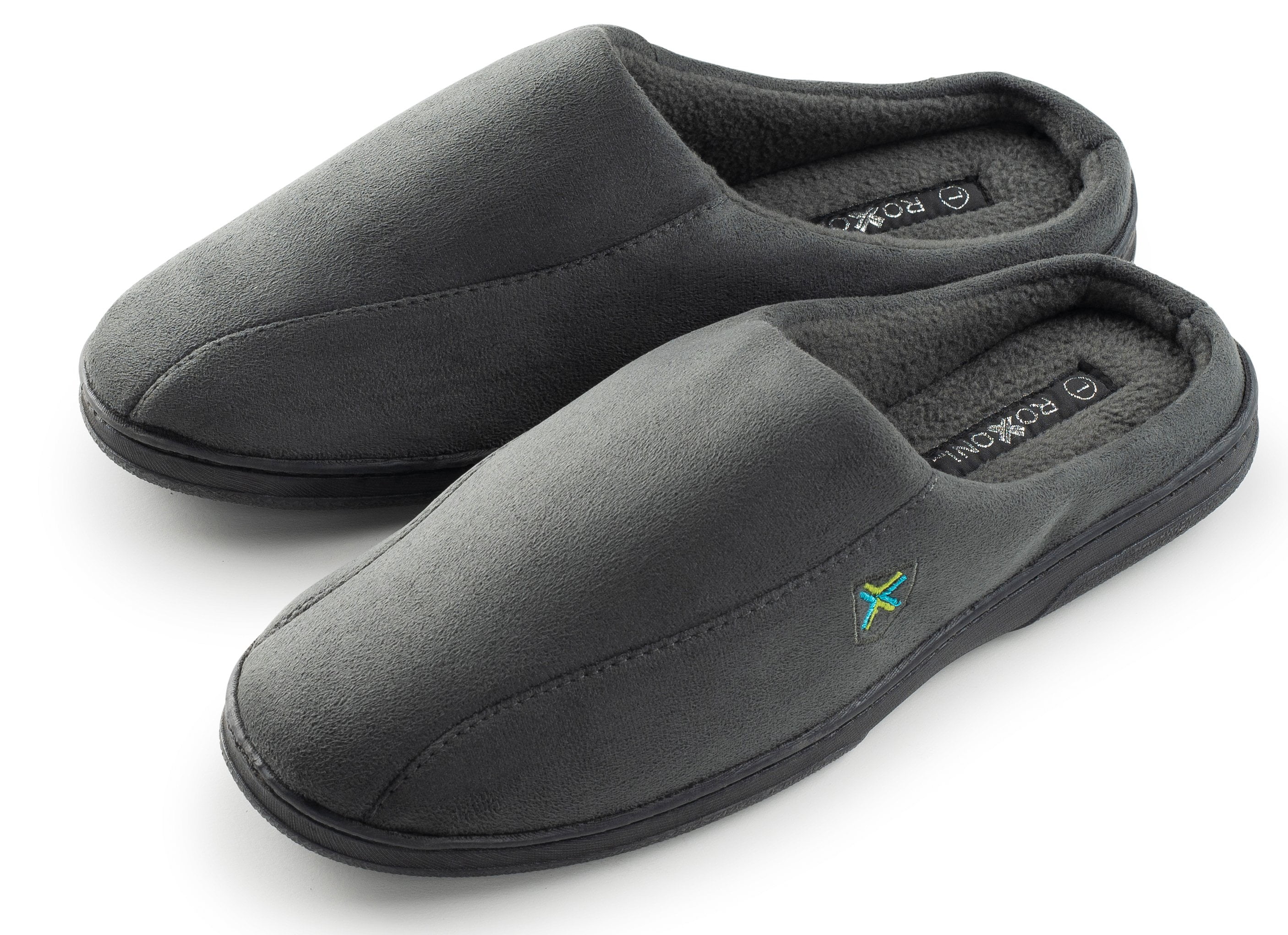 Roxoni Men's Indoor Outdoor Slip-On Slippers -sizes 7 to 13 -style ...