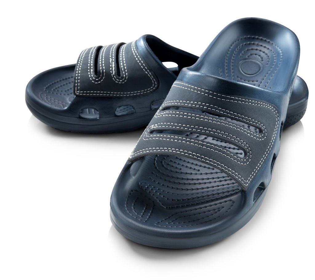 Roxoni Men's Open Toe Lightweight Slip On Slide Sandals -sizes 8 to 12 ...