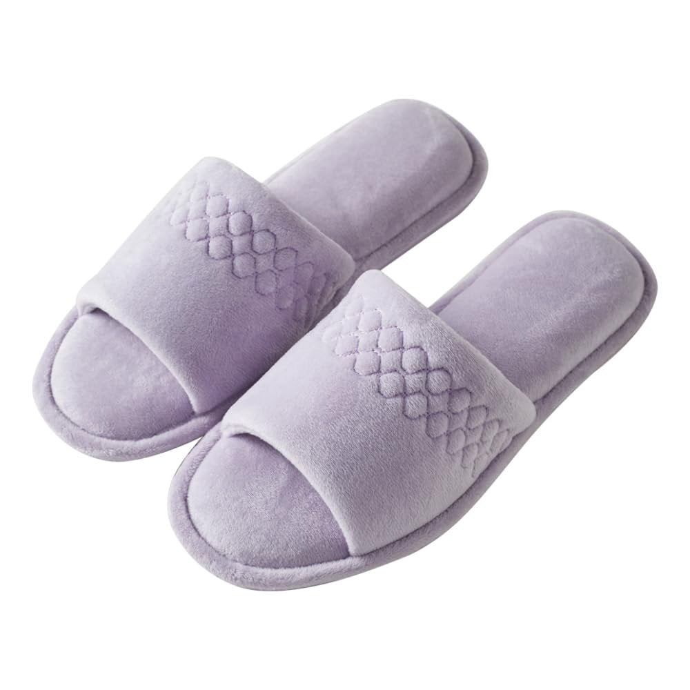 Roxoni Women Coral Fleece Slippers - Unique Cotton Filled Top, Soft and ...