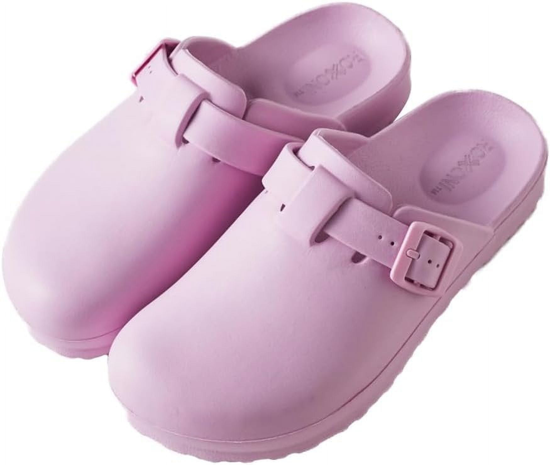 Roxoni Women's Clogs with Adjustable Buckle, Antislip Sole, Mules ...