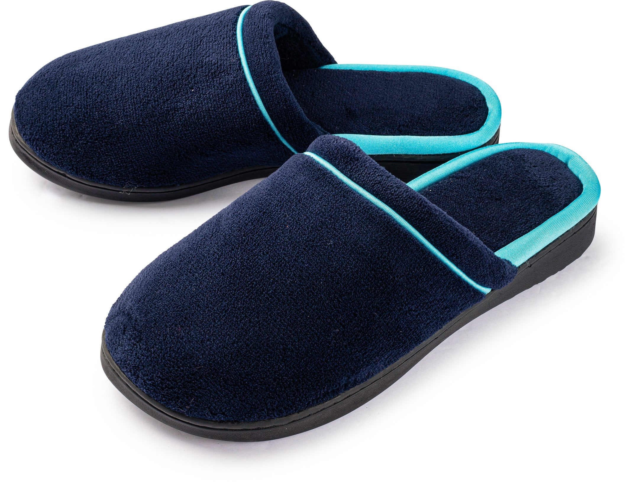 Roxoni Women's Terry Slip On Memory Foam Slippers -sizes 6 to 11.5 ...