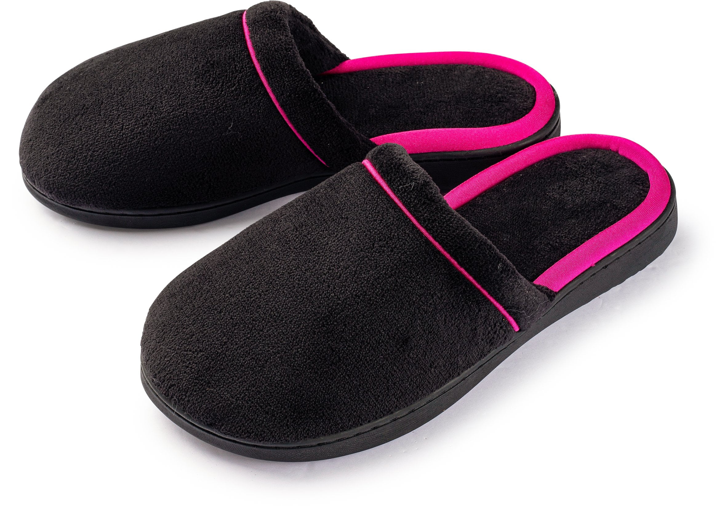 Roxoni Women's Terry Slip On Memory Foam Slippers -sizes 6 to 11.5 ...