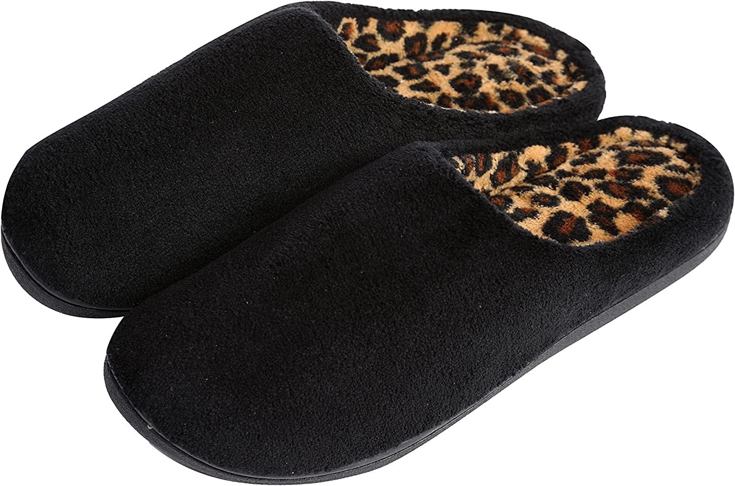 Roxoni Womens Clog Slippers Microterry Memory Foam Comfy Footbed ...