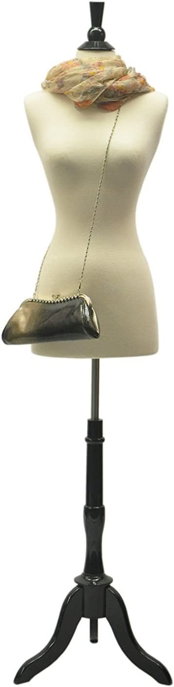 Roxy Display New White Female Dress Form Body Form with Base and ...