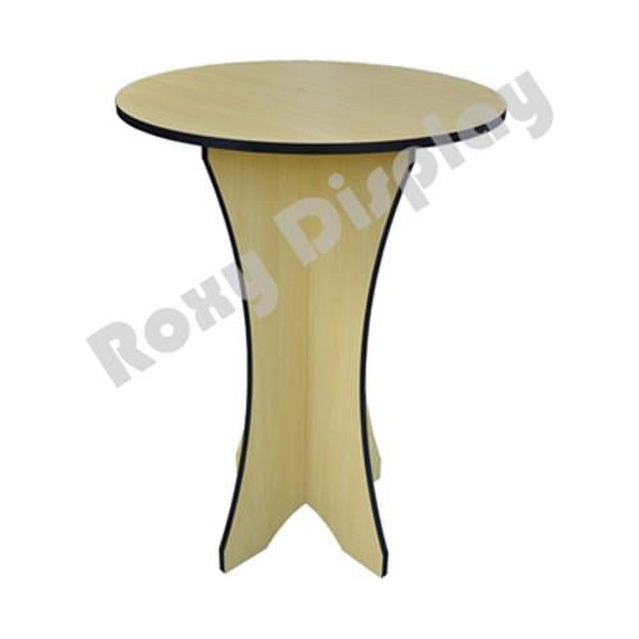 Roxy Display RK-RD30-42BK 30 x 42 in. 1 Tier Round Display Table, Black ...