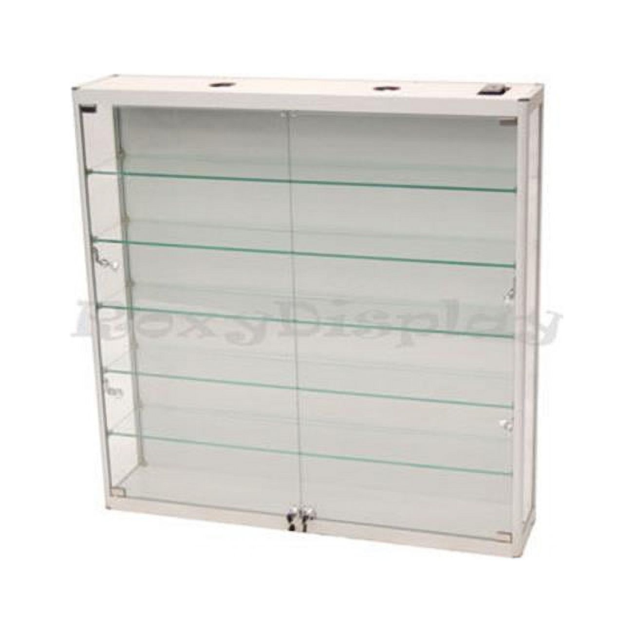 Roxy Display SC-WC12-12-BK 47.25 in. Wall Cabinet Rectangular Display ...