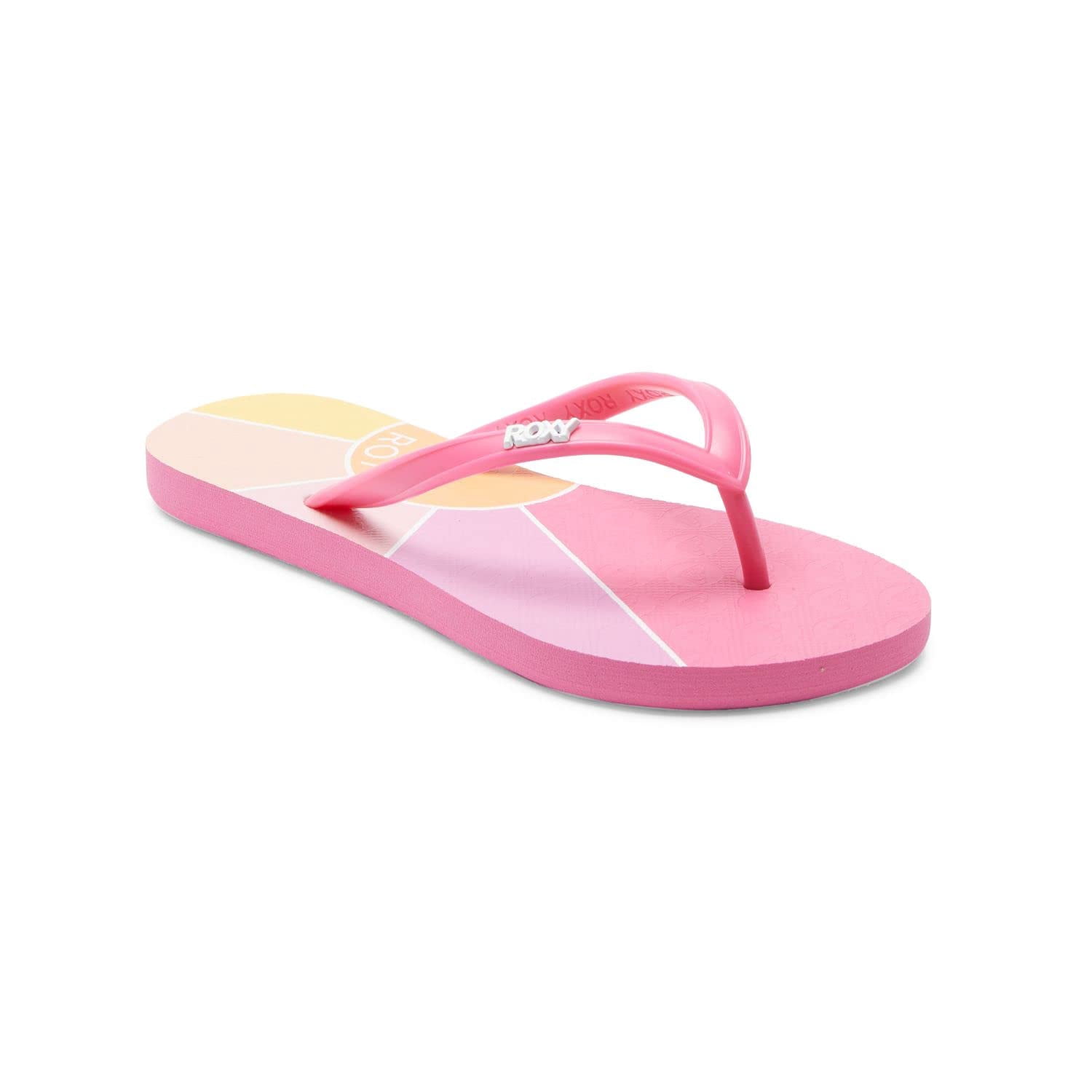 Roxy Girls RG Viva Sandal Flip-Flop Pink Overflow Size 5 Big Kid New ...
