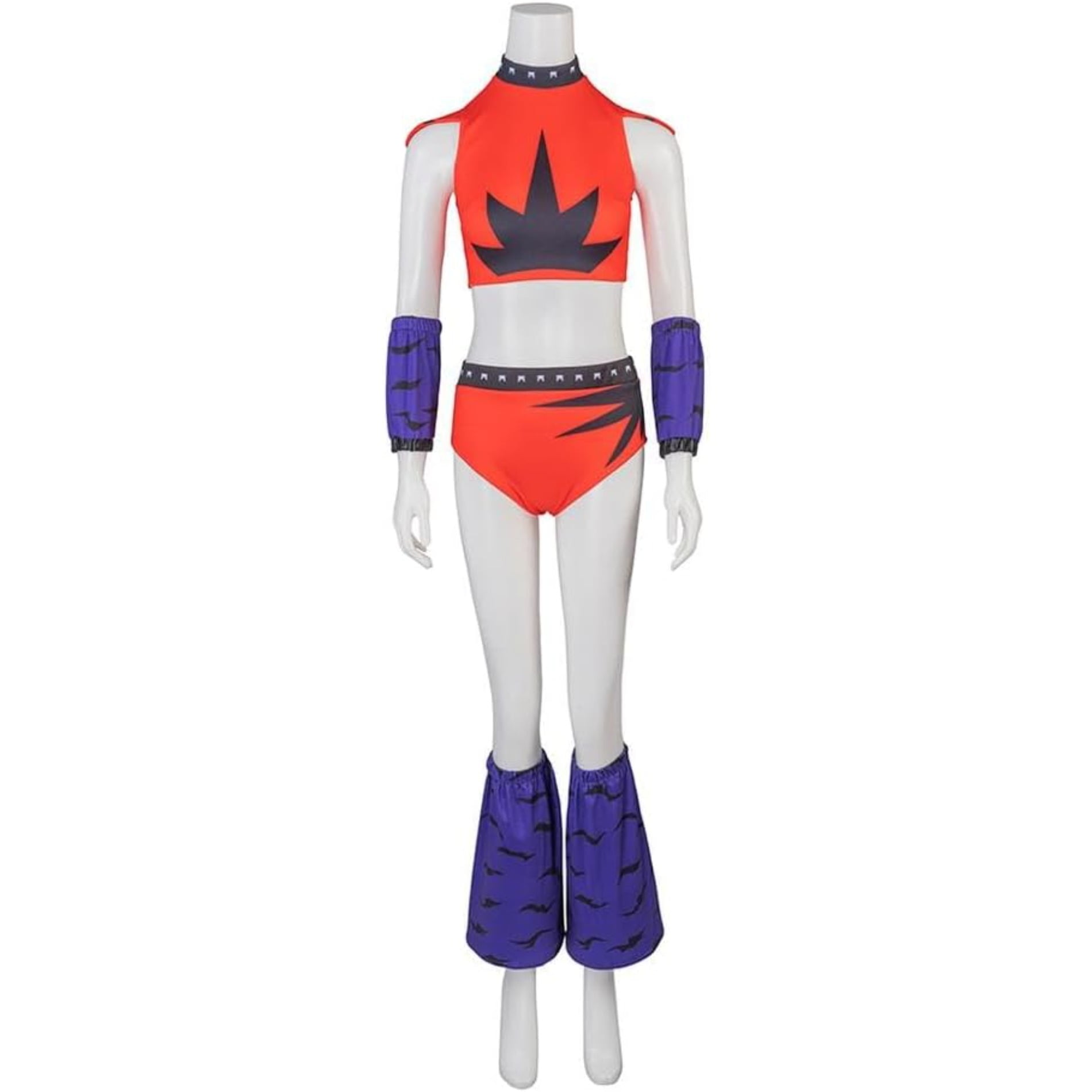 Roxy Wolf Adult Outfit Sexy Crop Top Shirt Shorts Suit Scary Nightmare ...