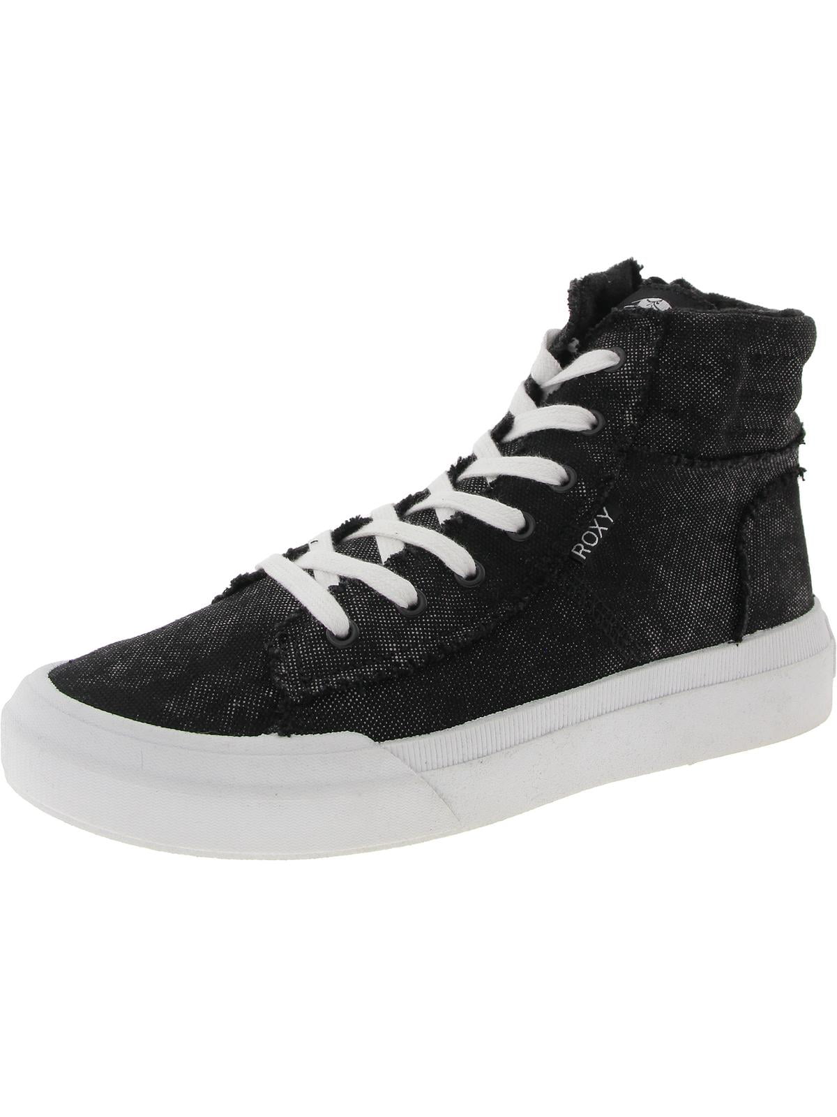 Roxy Womens Rae Mid Canvas Casual High-Top Sneakers - Walmart.com