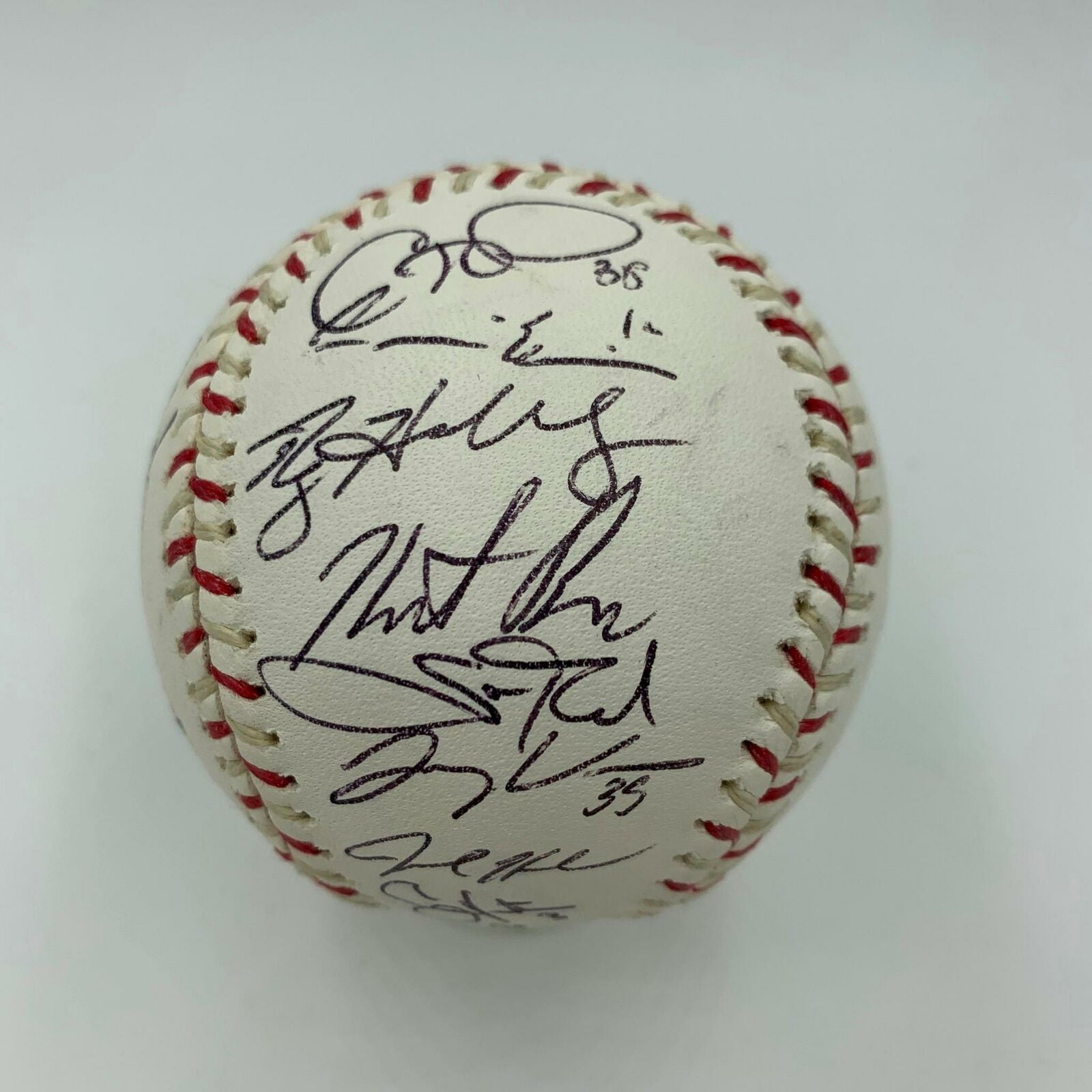Roy Halladay Clayton Kershaw 2011 All Star Game Team Signed Baseball ...