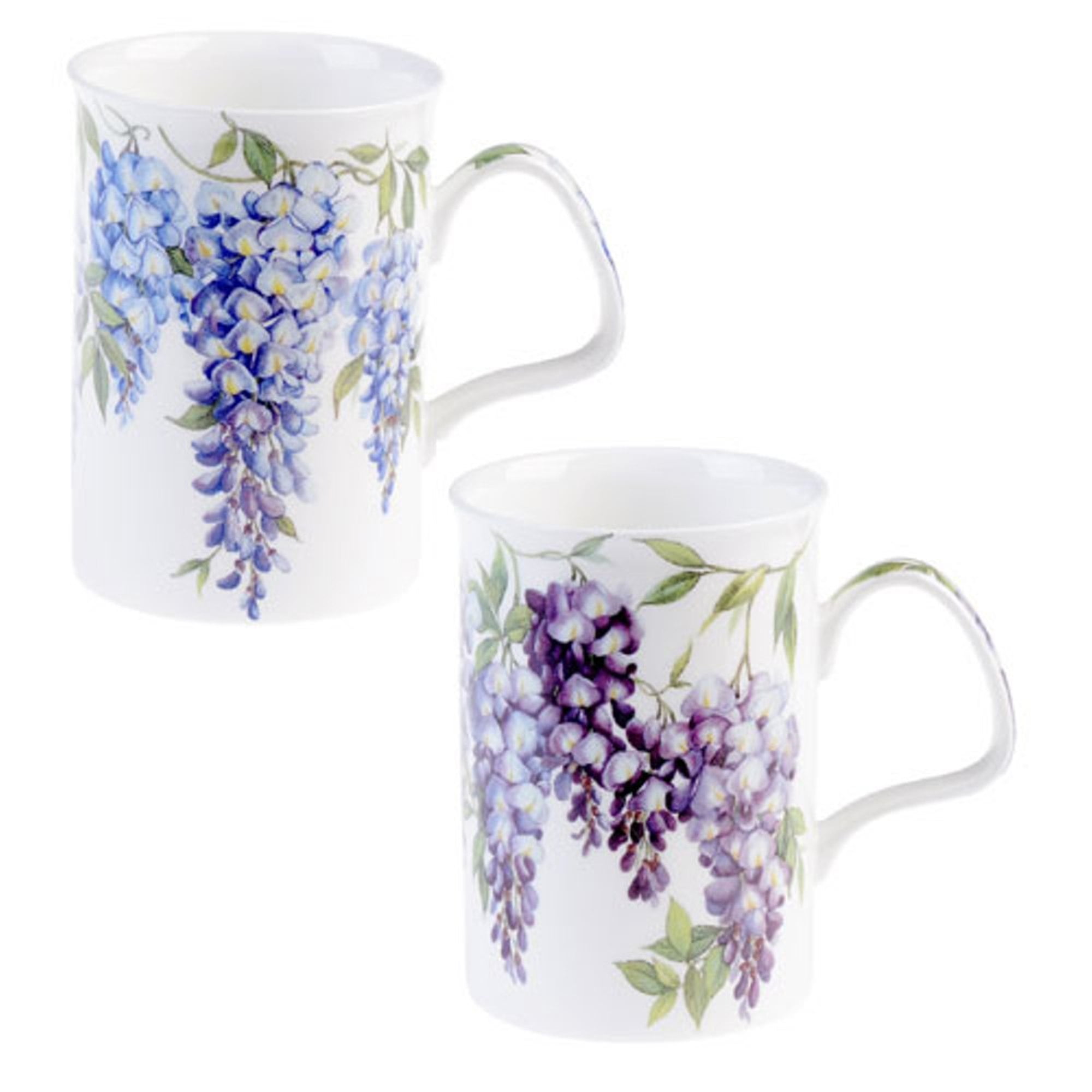 Roy Kirkham Lancaster Wisteria Mugs (Set of 6) - Walmart.com