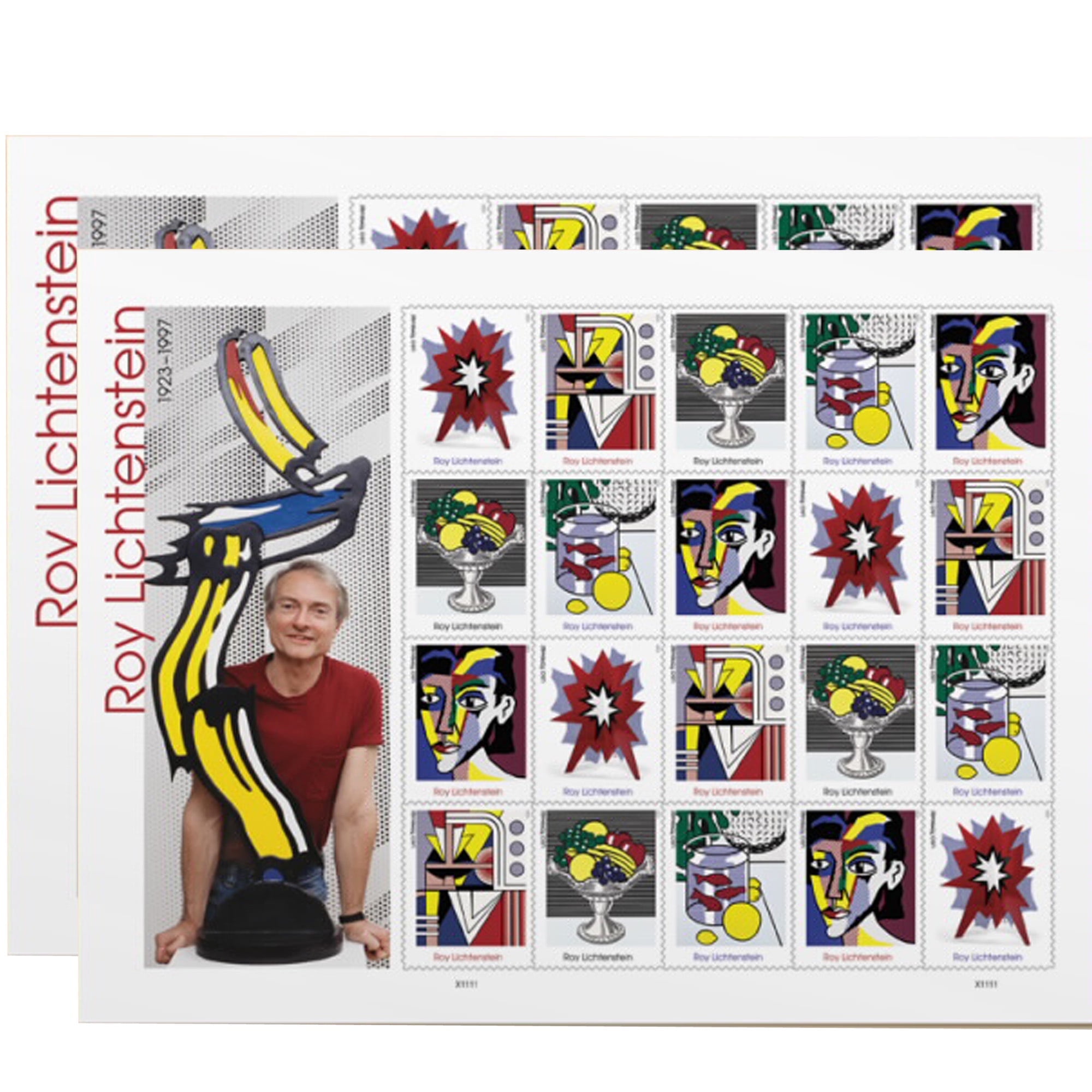 Roy Lichtenstein USPS Forever Postage Stamp 2 Sheets of 20 US First ...