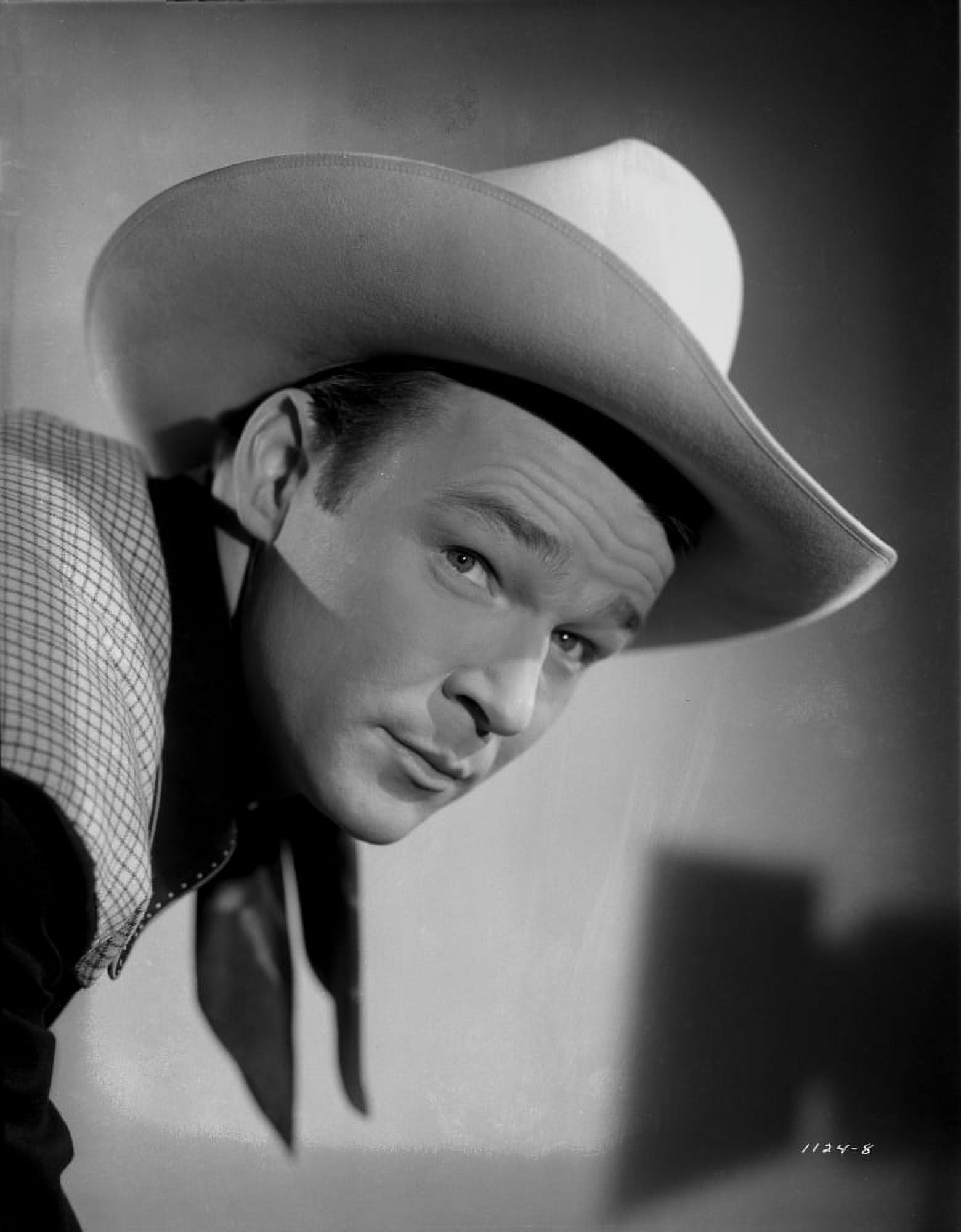 Roy Rogers Posed with Western Hat Photo Print (24 x 30) - Walmart.com