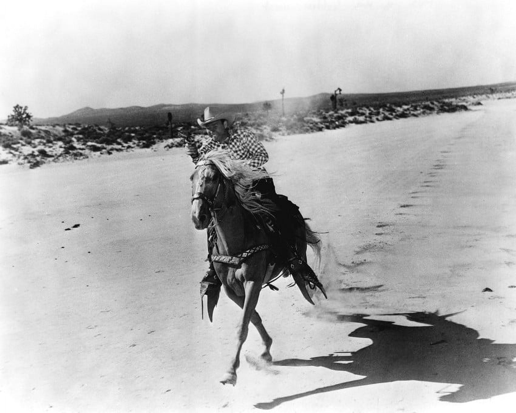 Roy Rogers Riding Trigger In Desert 24x36 Classic Hollywood Poster ...