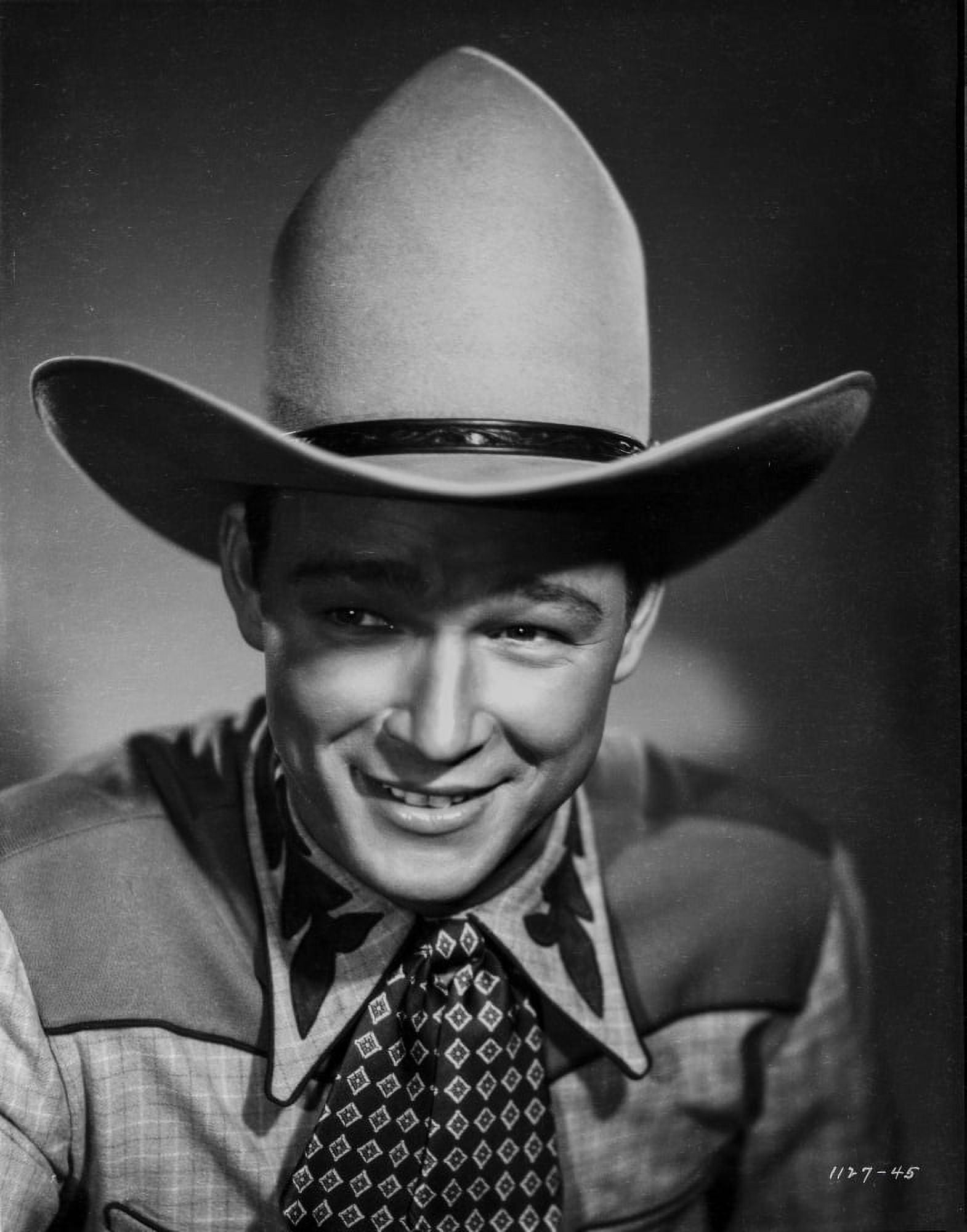 Roy Rogers posed in Portrait with Cowboy Hat Photo Print (8 x 10 ...