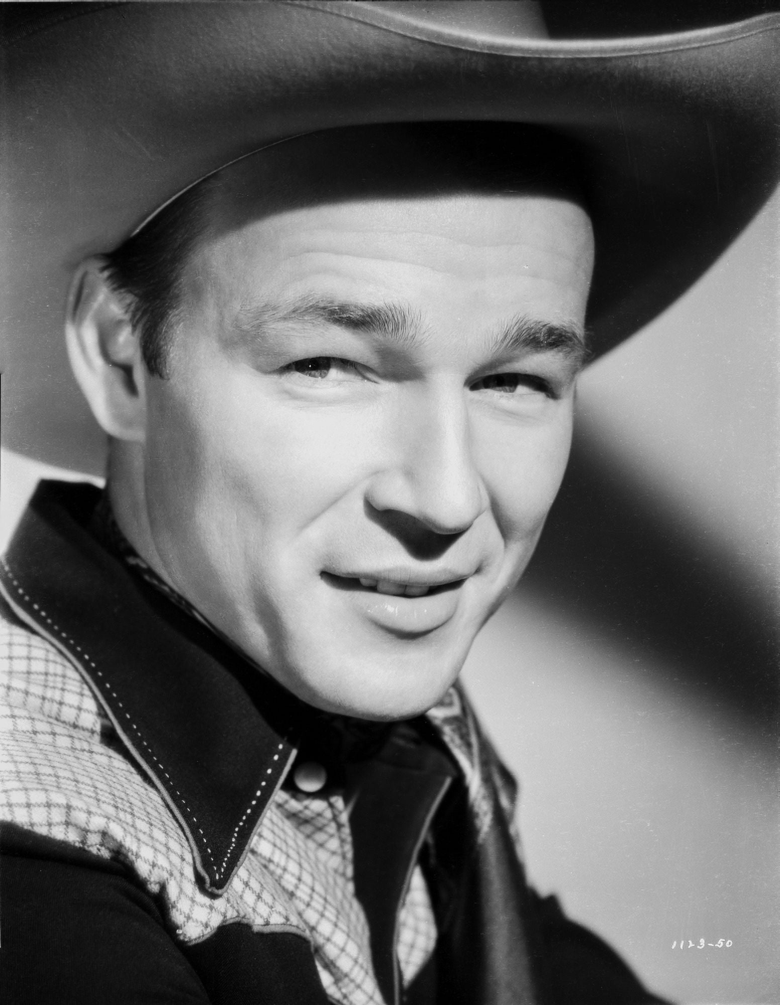 Roy Rogers smiling in Headshot Portrait Photo Print (24 x 30) - Walmart.com