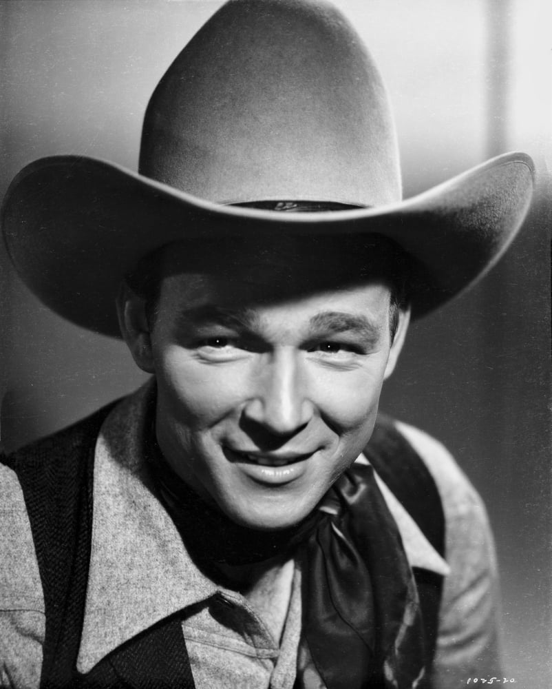 Roy Rogers smiling in Shirt and Vest Photo Print (8 x 10) - Walmart.com