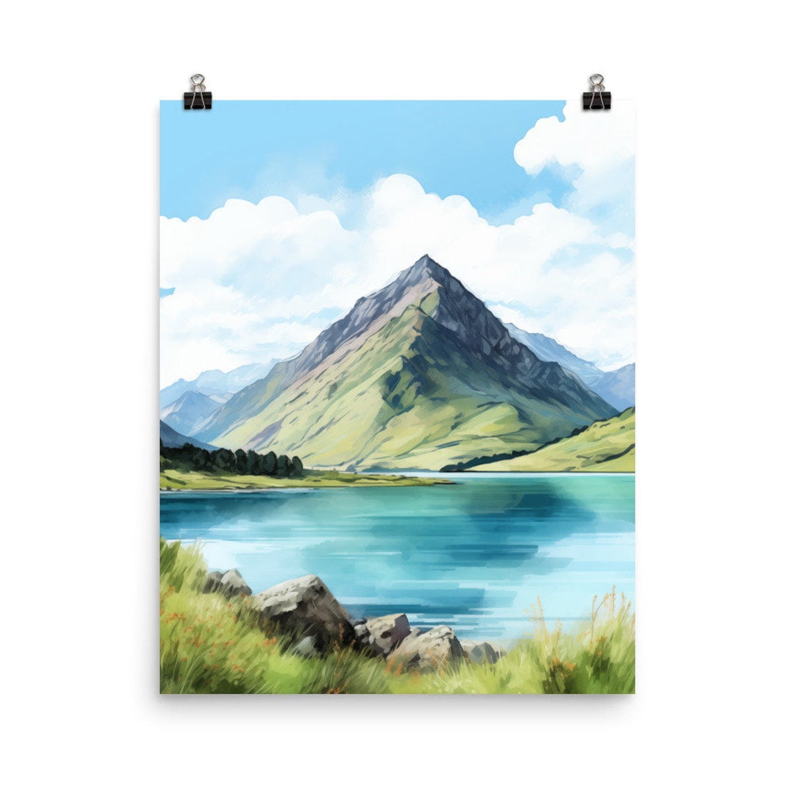 Roy’S Peak Print, Lake Wanaka New Zealand Wall Art, South Island ...