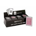 Royal Brand Casino Size Plastic Poker Playing Cards, Washable and ...