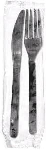 Royal 2-in-1 Disposable Silverware Heavy Weight Plastic Utensil Set ...