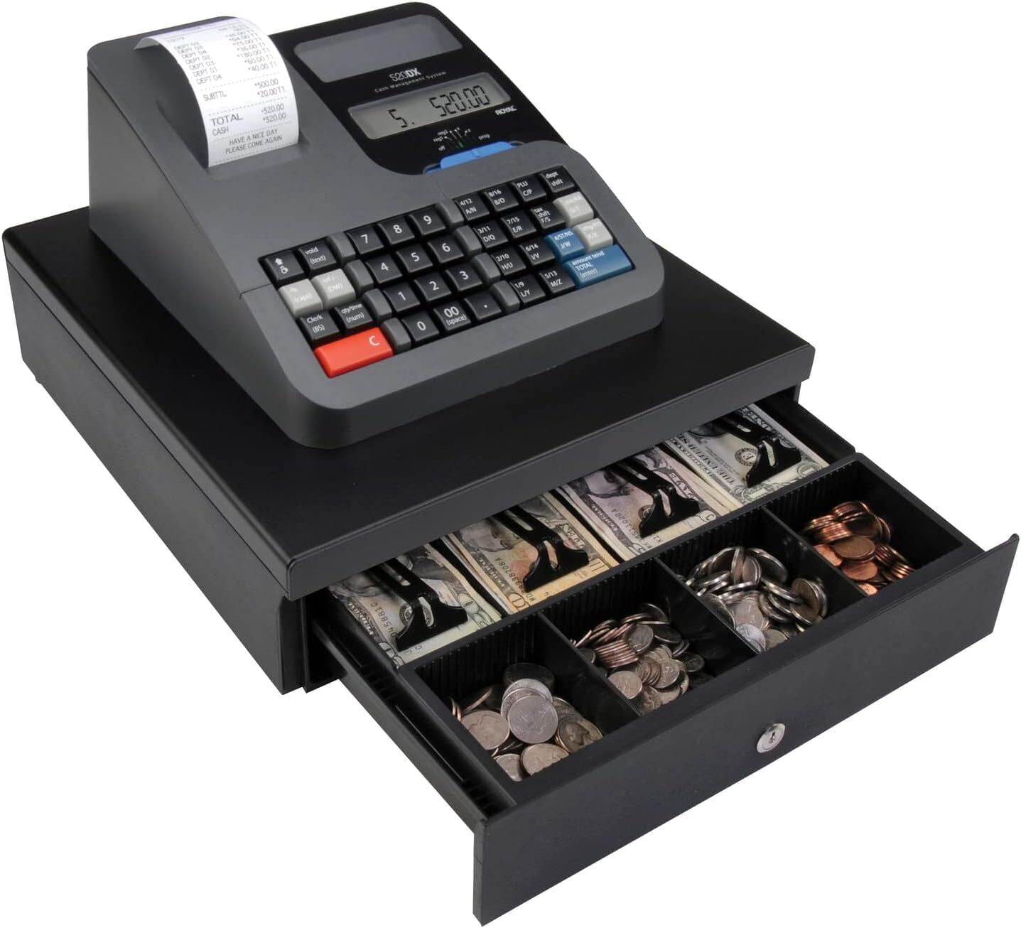 Royal 520DX Electronic Cash Register (Black) 89395U - Walmart.com