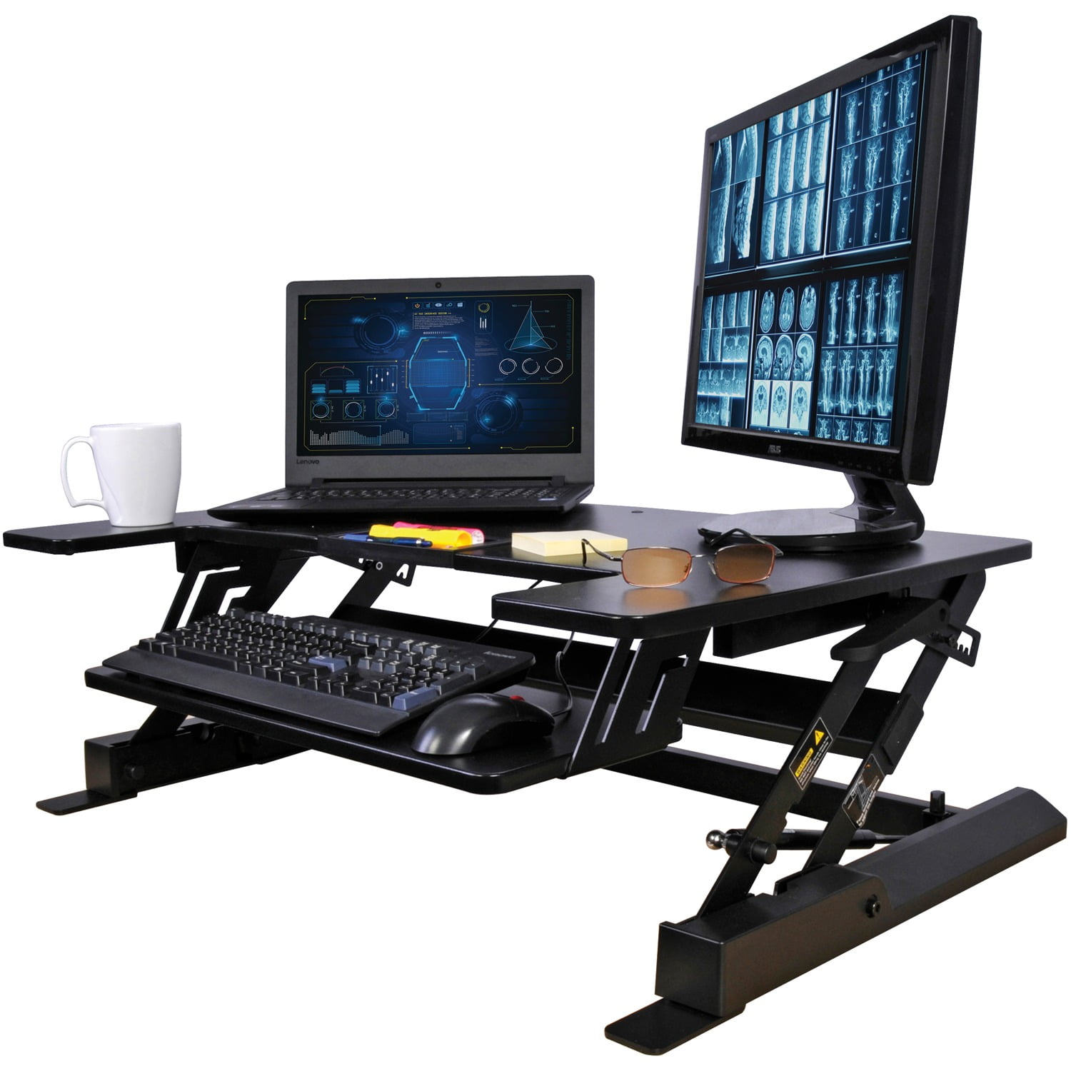 Royal 79109D Sit & Stand Desktop Workstation - Walmart.com