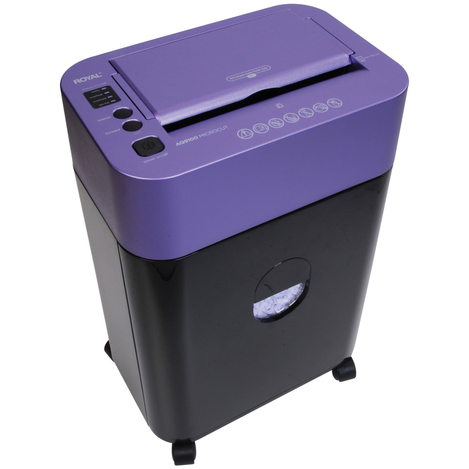 Royal 89332W AQ9100 Autofeed Microcut Shredder (Purple) - Walmart.com